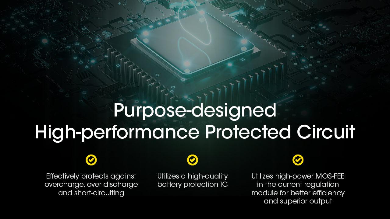 NL1411R (1100mAh - 3A) for MT1A PRO – Nitecore Singapore