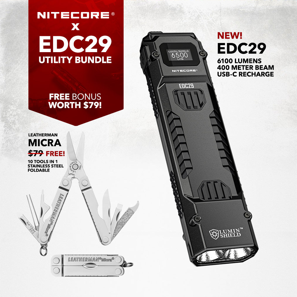 EDC29 - 6500 lumens (Bundle) – Nitecore Singapore