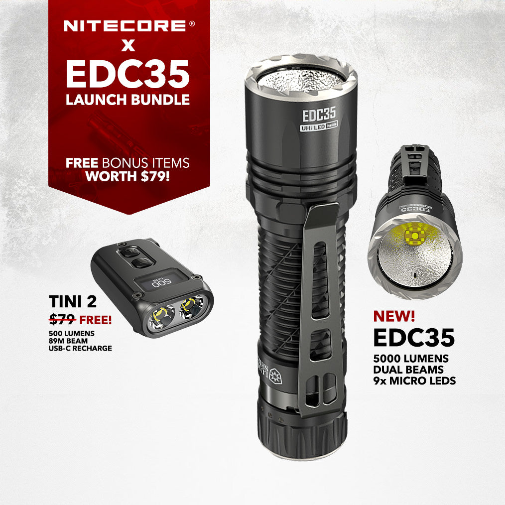 EDC35 - 5000 lumens (Bundle) – Nitecore Singapore