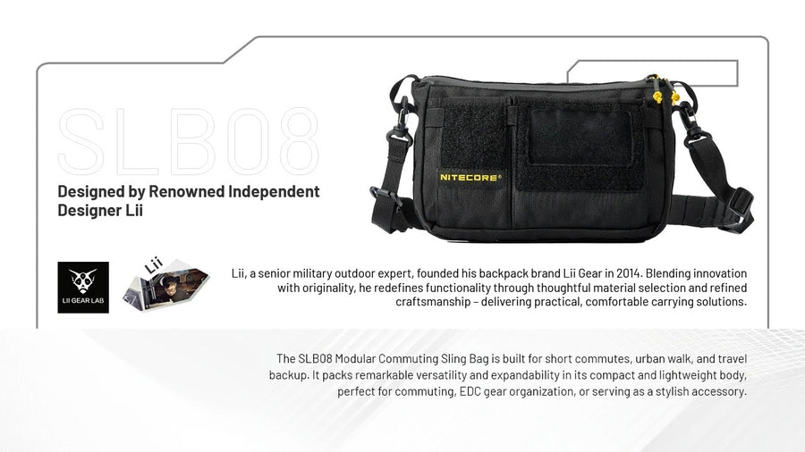 SLB08 Modular Sling Bag - 2L Capacity – Nitecore Singapore